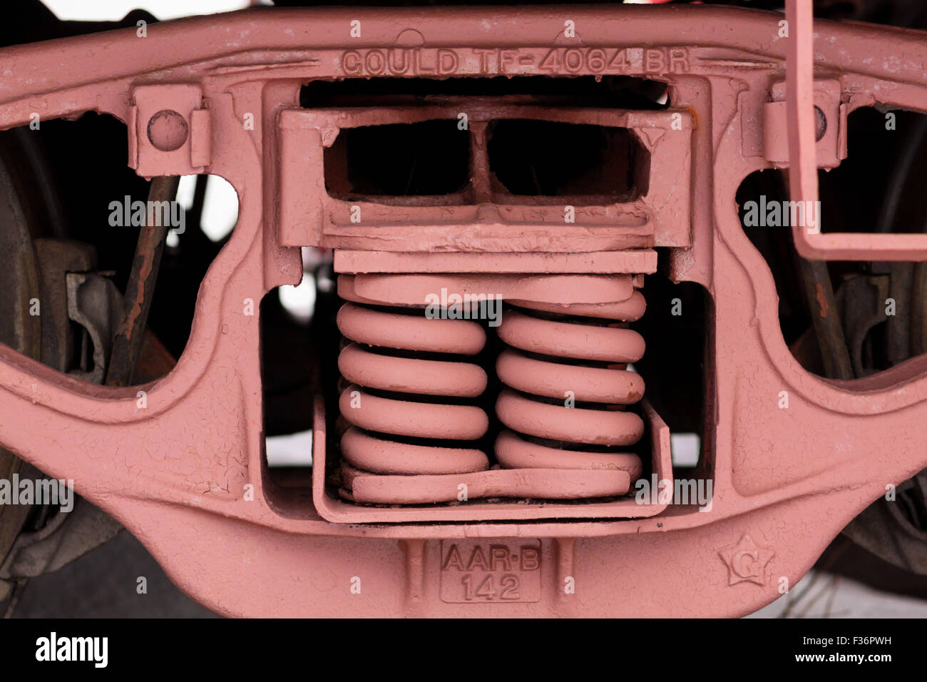 Old train parts hi-res stock photography and images - Alamy