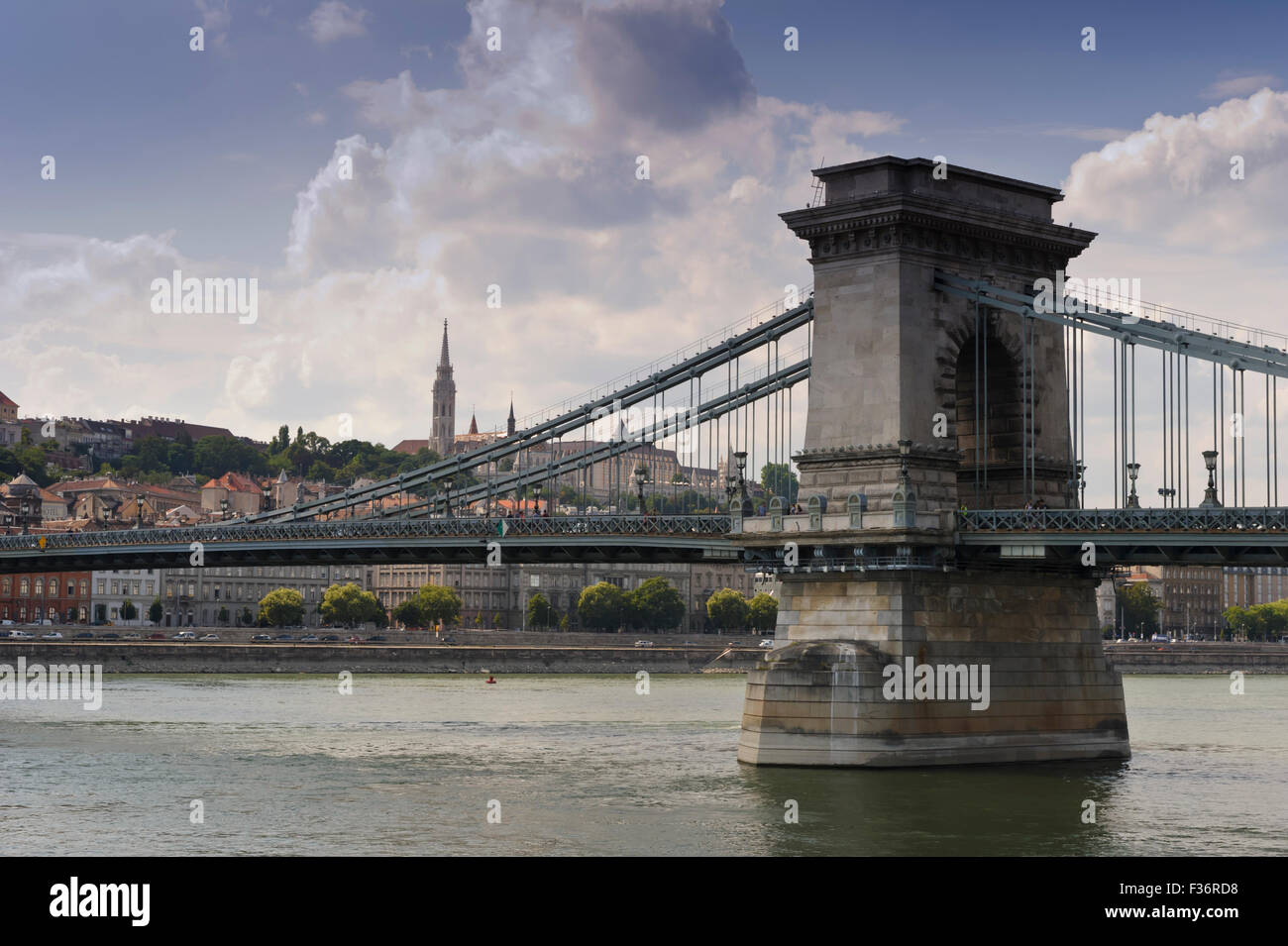 The iconic Chain bridge in Budapest, Hungary Stock Photo - Alamy