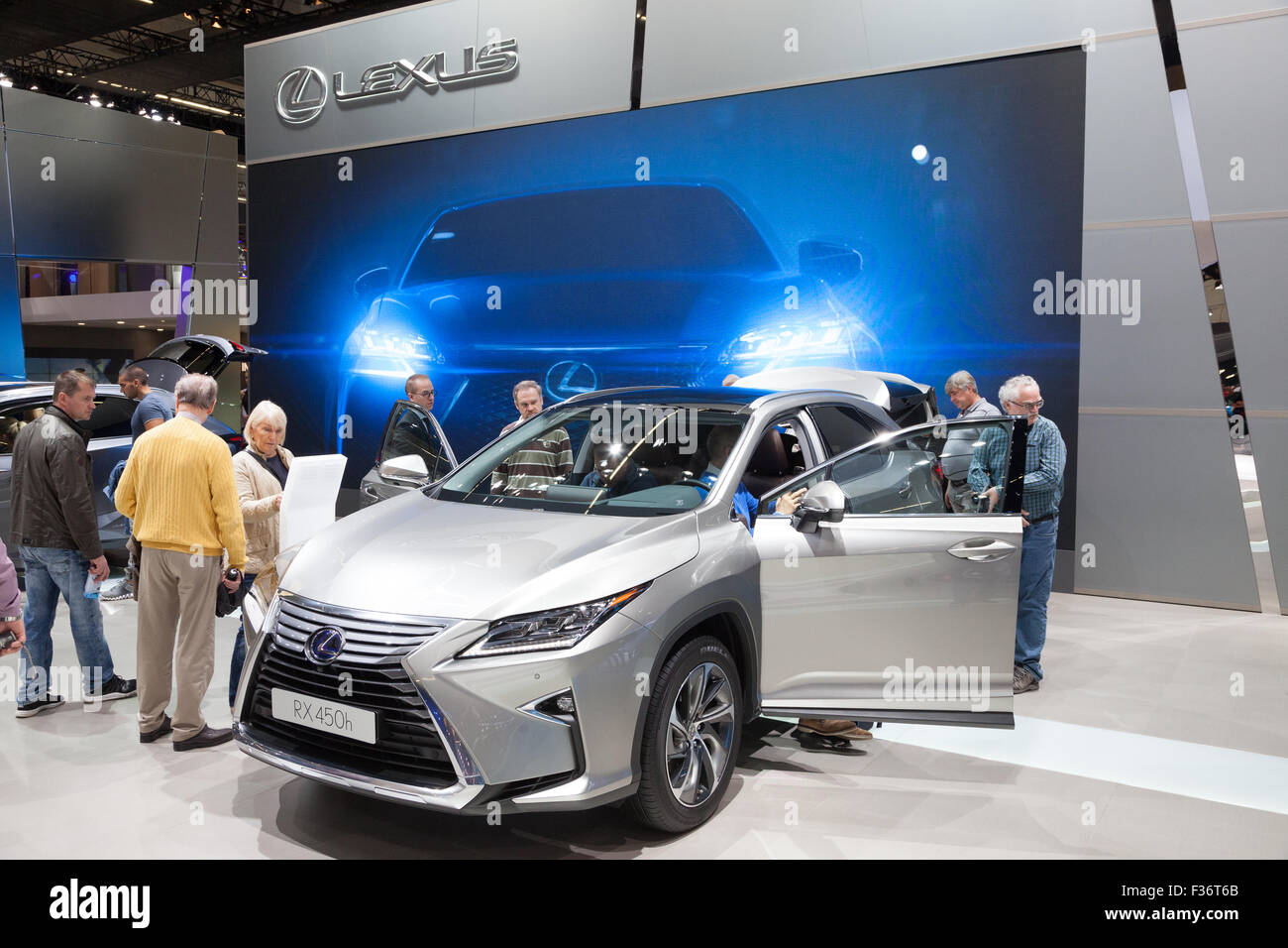 Lexus RX450h Hybrid SUV at the IAA International Motor Show 2015 Stock ...