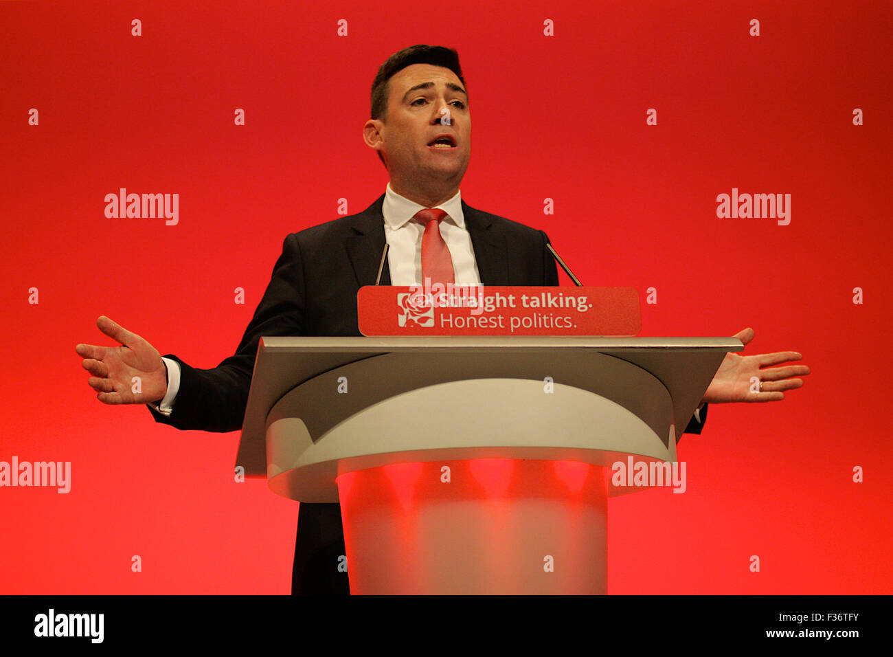 Andy Burnham, Shadow Home Secretary Stock Photo - Alamy