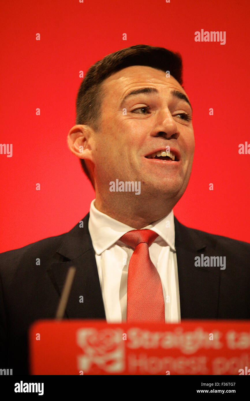 Andy Burnham, Shadow Home Secretary Stock Photo - Alamy