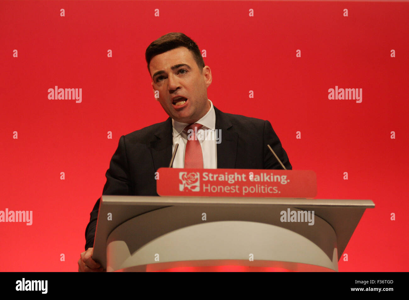 Andy Burnham, Shadow Home Secretary Stock Photo - Alamy