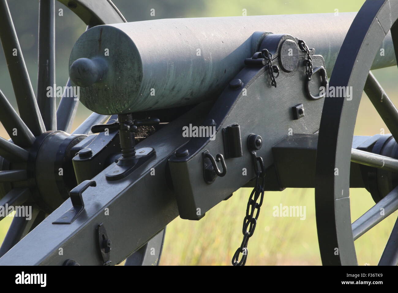 Civil War cannon at Gettysburg National Military Park, Gettysburg, PA ...