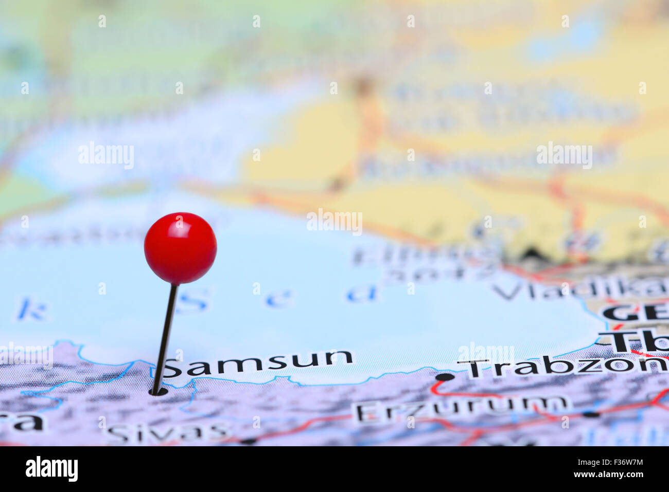 Samsun map hi-res stock photography and images - Alamy