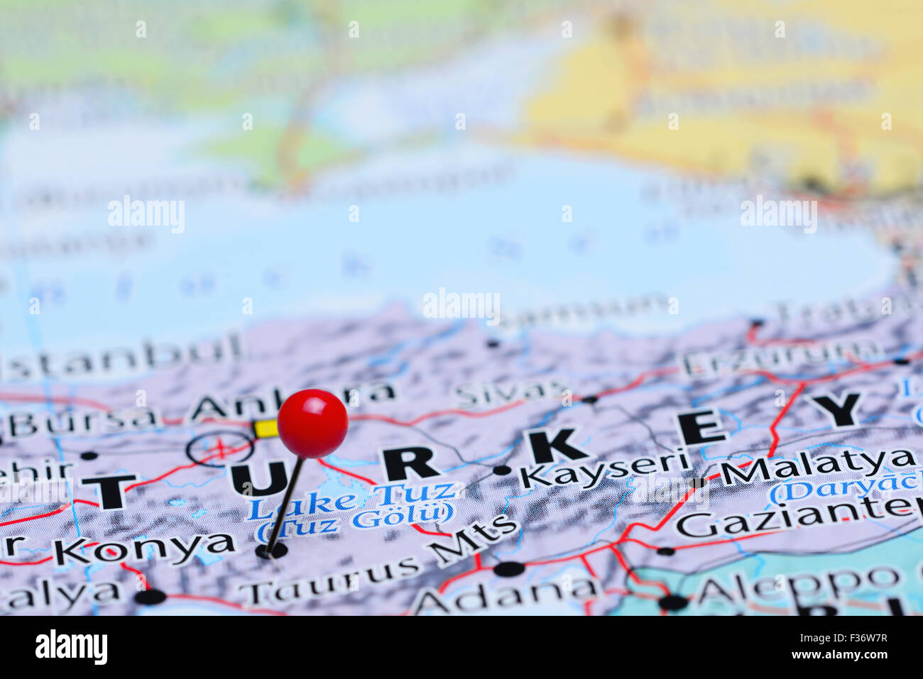 Map of konya hi-res stock photography and images - Alamy