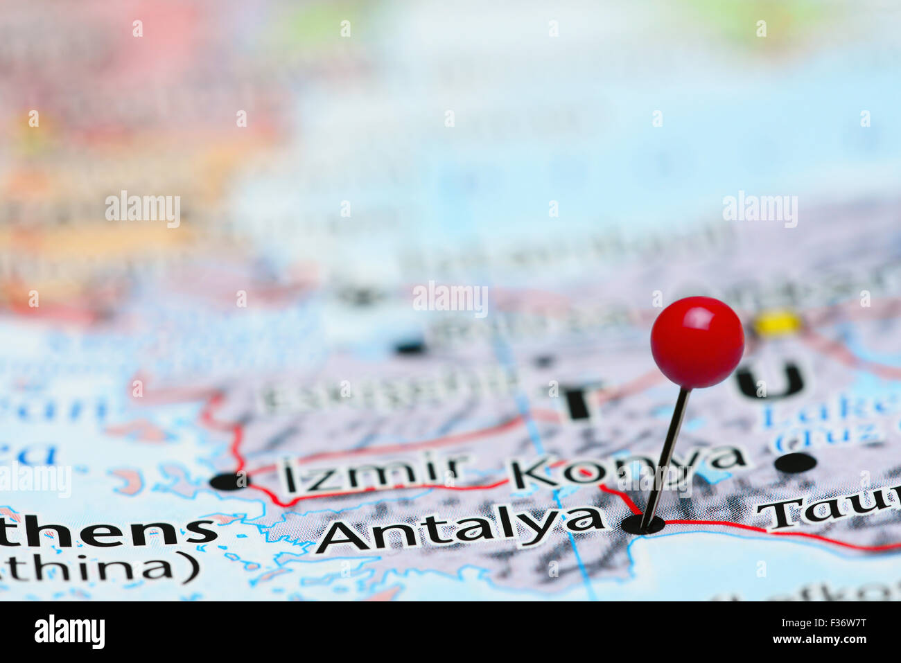 Map of antalya hi-res stock photography and images - Alamy