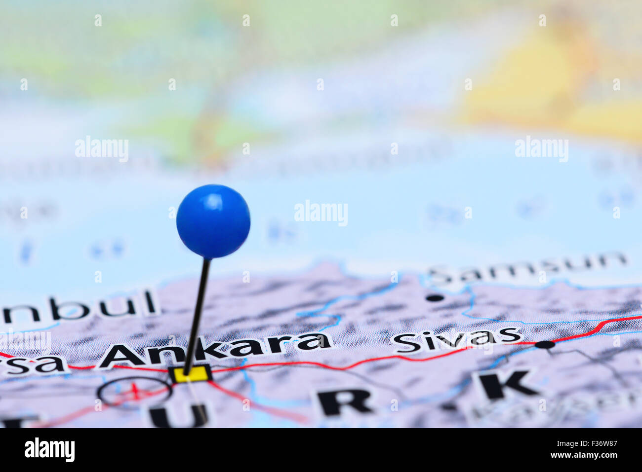 Ankara map hi-res stock photography and images - Alamy