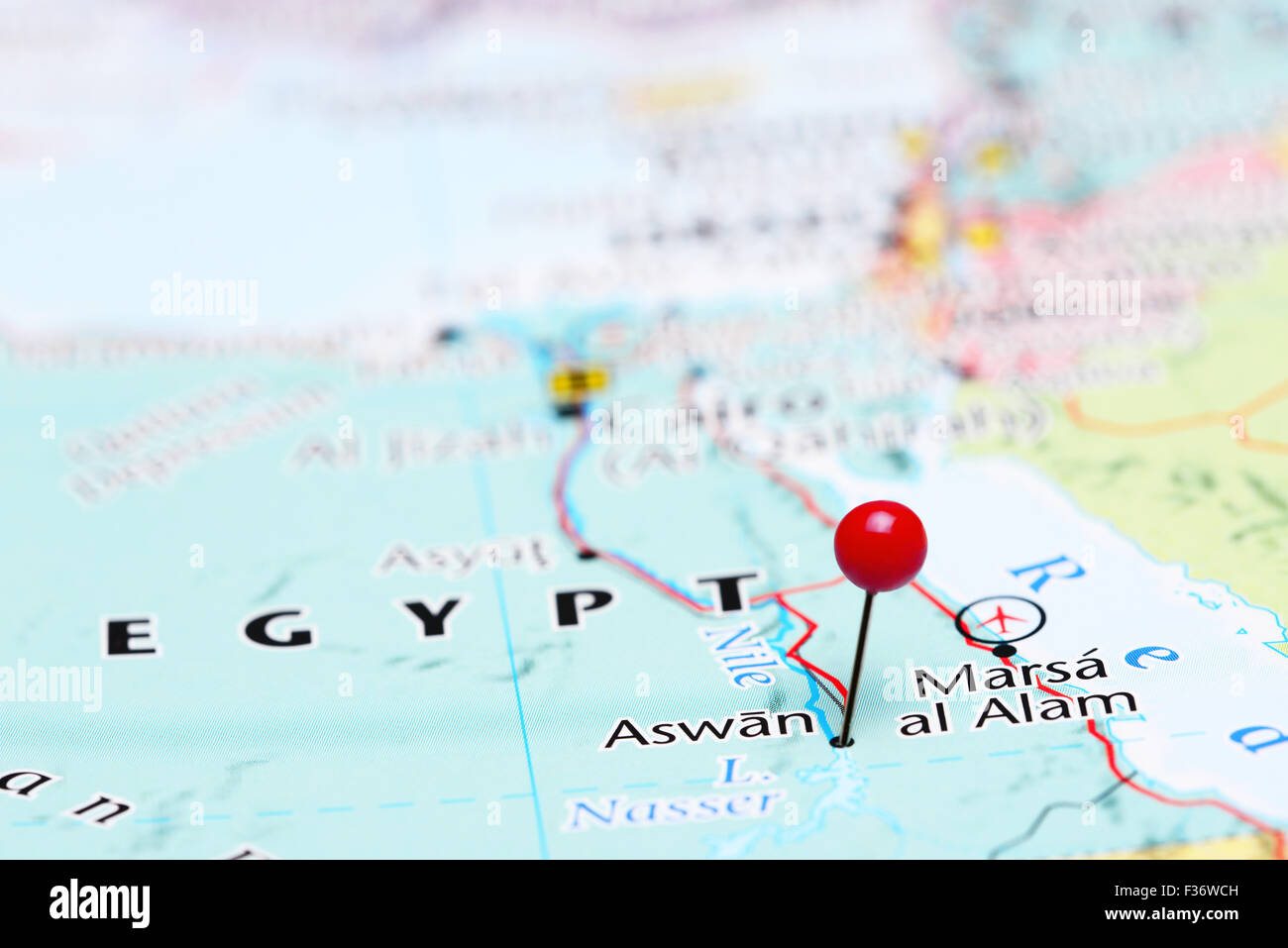 Map of aswan hi-res stock photography and images - Alamy