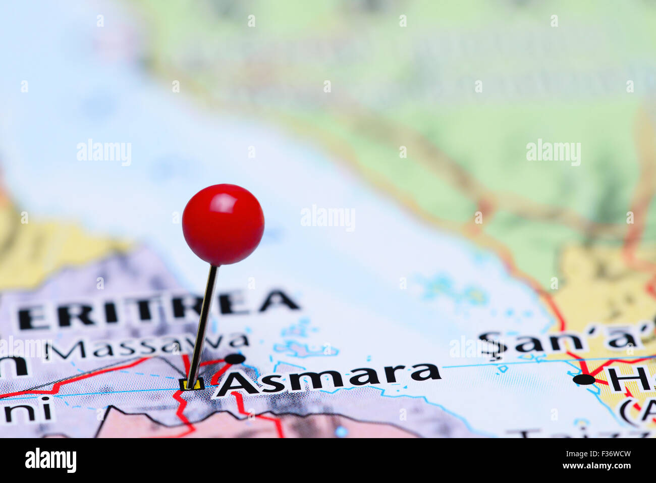 Map of asmara hi-res stock photography and images - Alamy