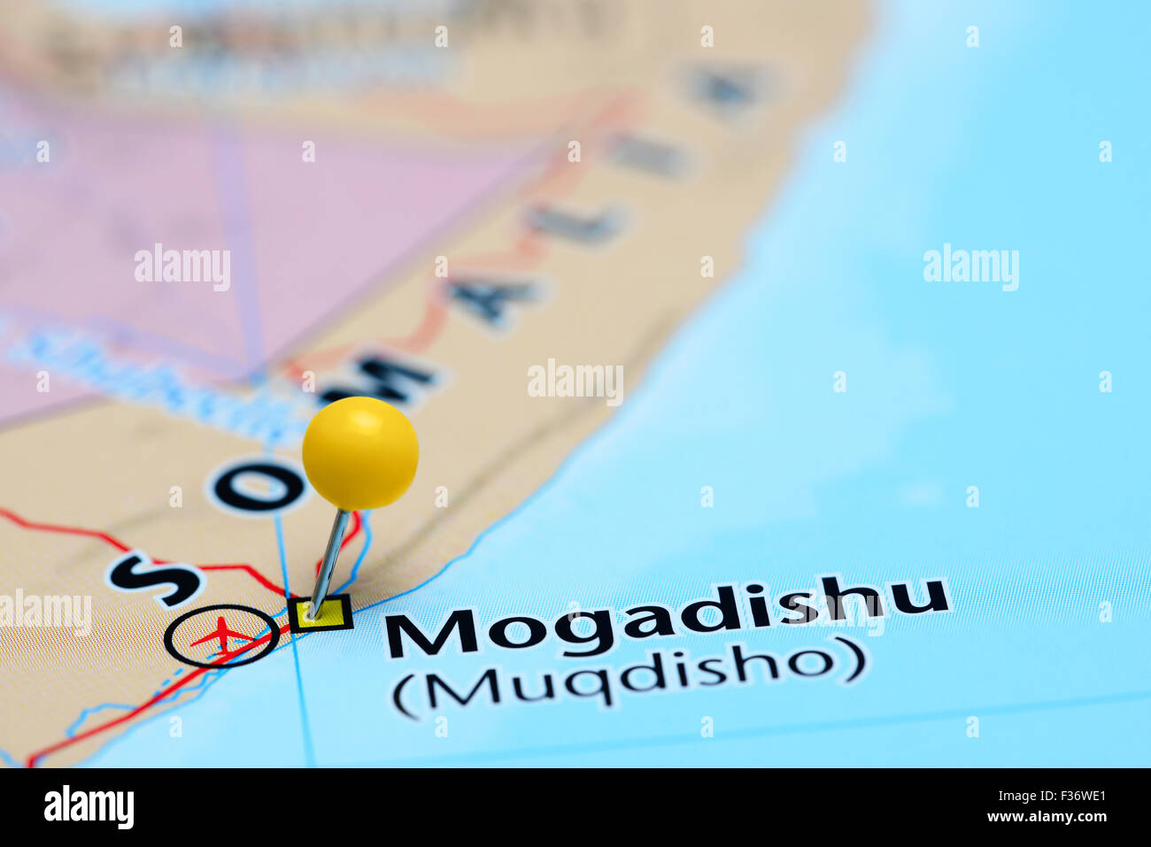 Map mogadishu somalia map mogadishu hi-res stock photography and images ...