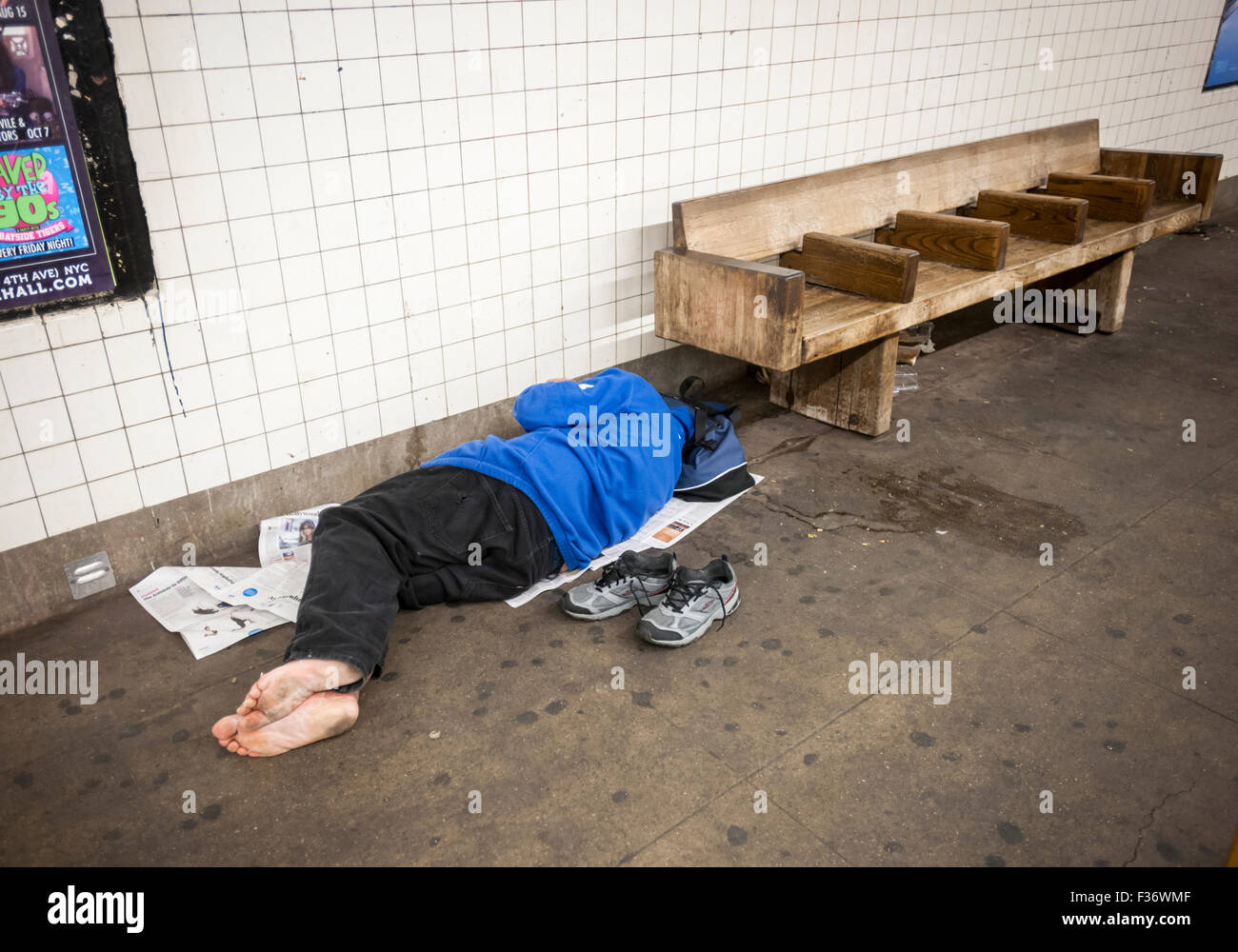 Barefoot homeless hi-res stock photography and images - Alamy