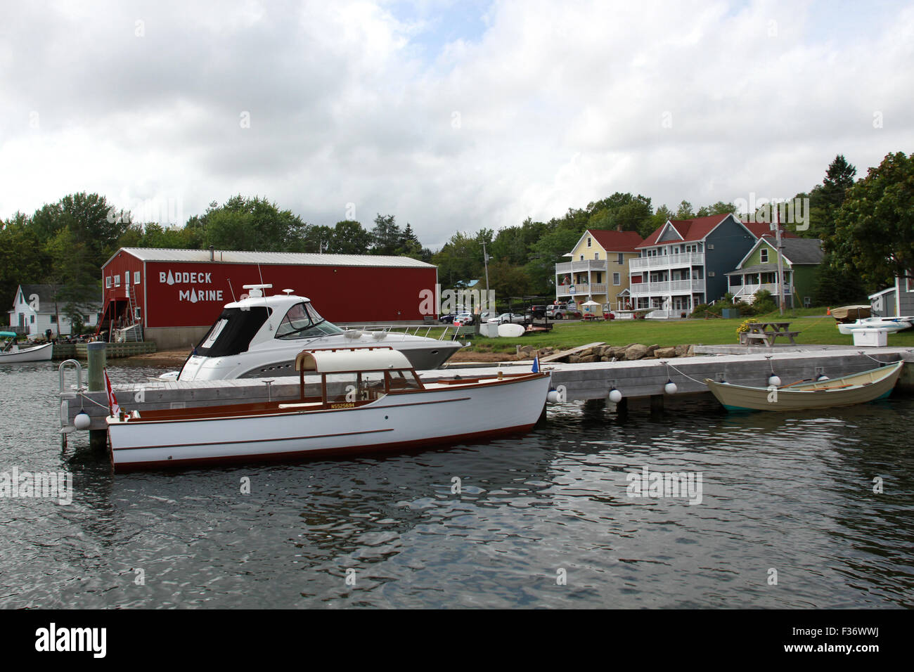 The Village of Baddeck, N.S Stock Photo - Alamy