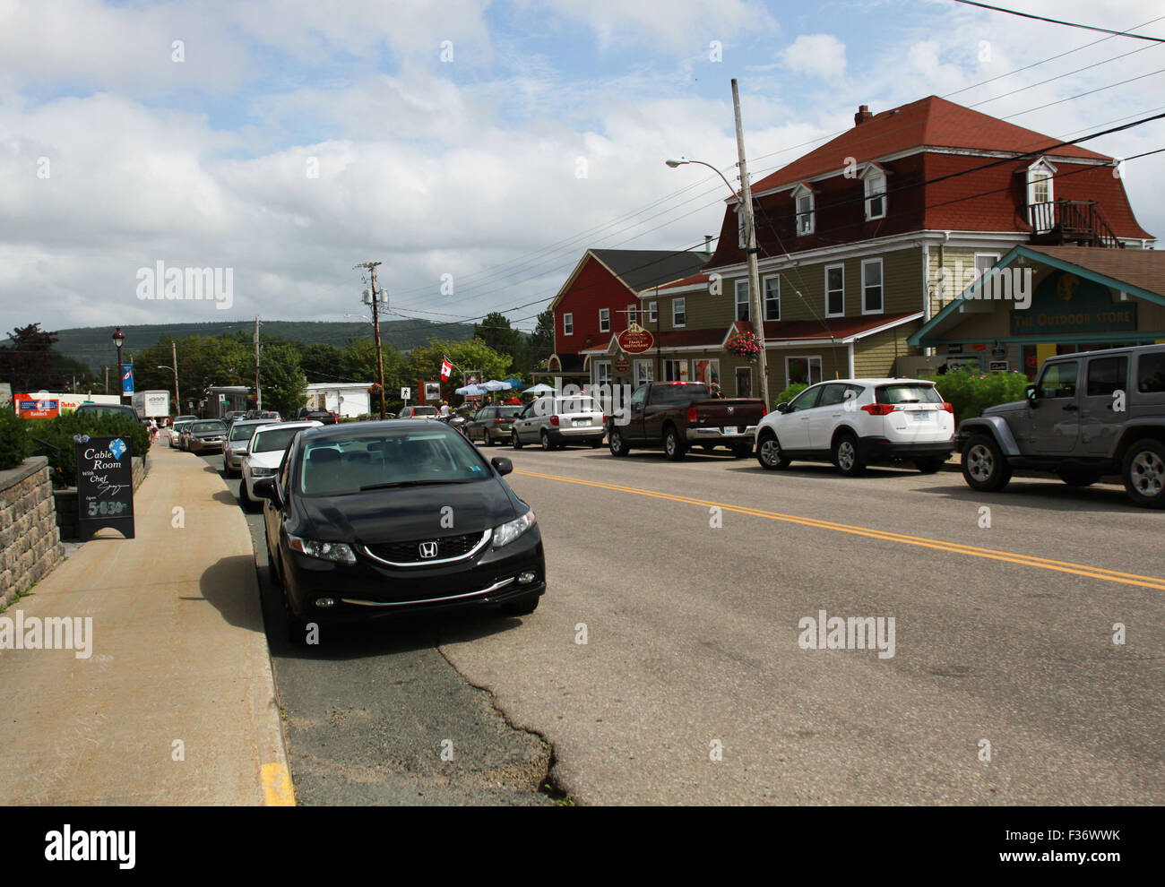 The Village of Baddeck, N.S Stock Photo - Alamy