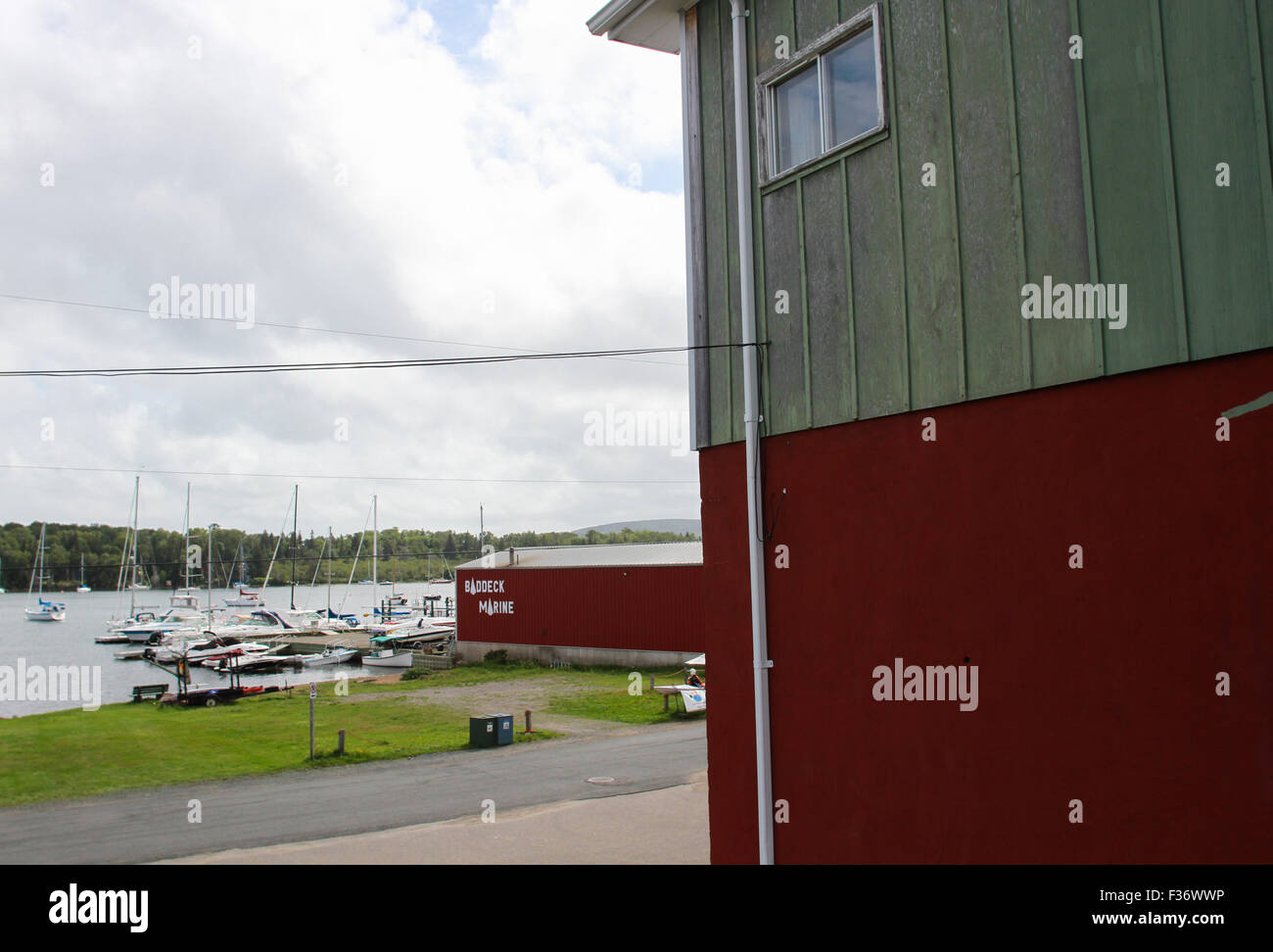 The Village of Baddeck, N.S Stock Photo - Alamy