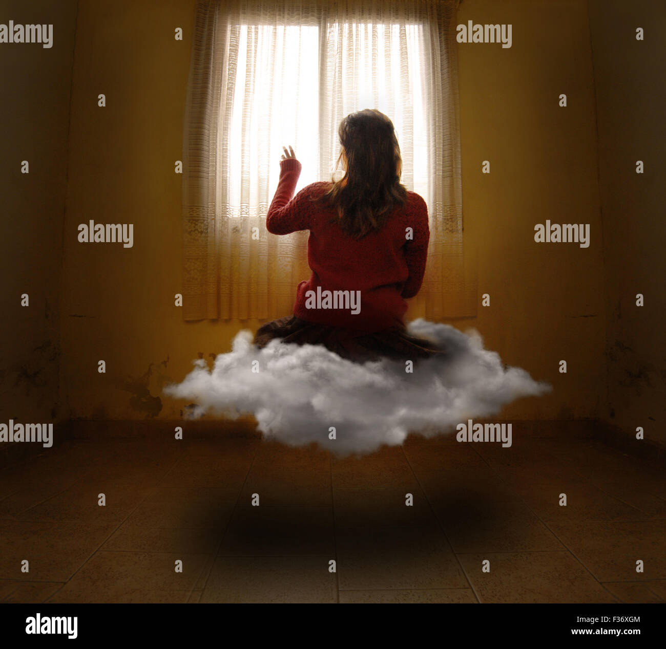 Levitating cloud hi-res stock photography and images - Alamy