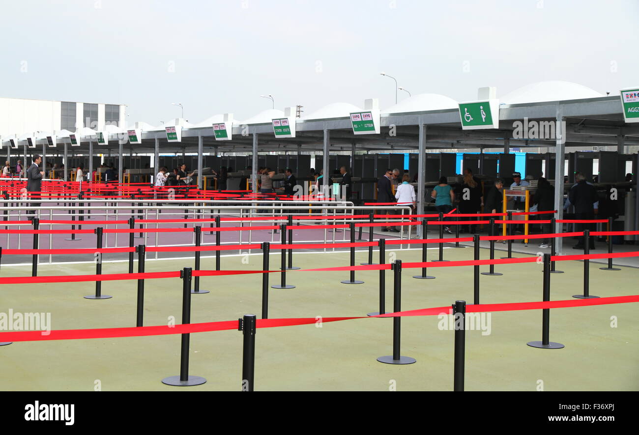 Expo gate access in Milan, Italy Stock Photo - Alamy