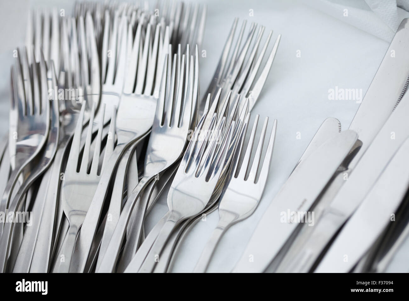 set of forks Stock Photo - Alamy