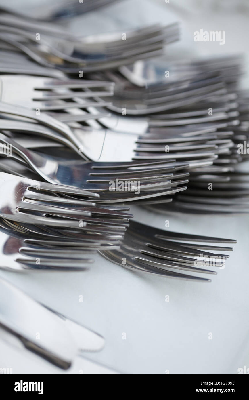 set of forks Stock Photo - Alamy