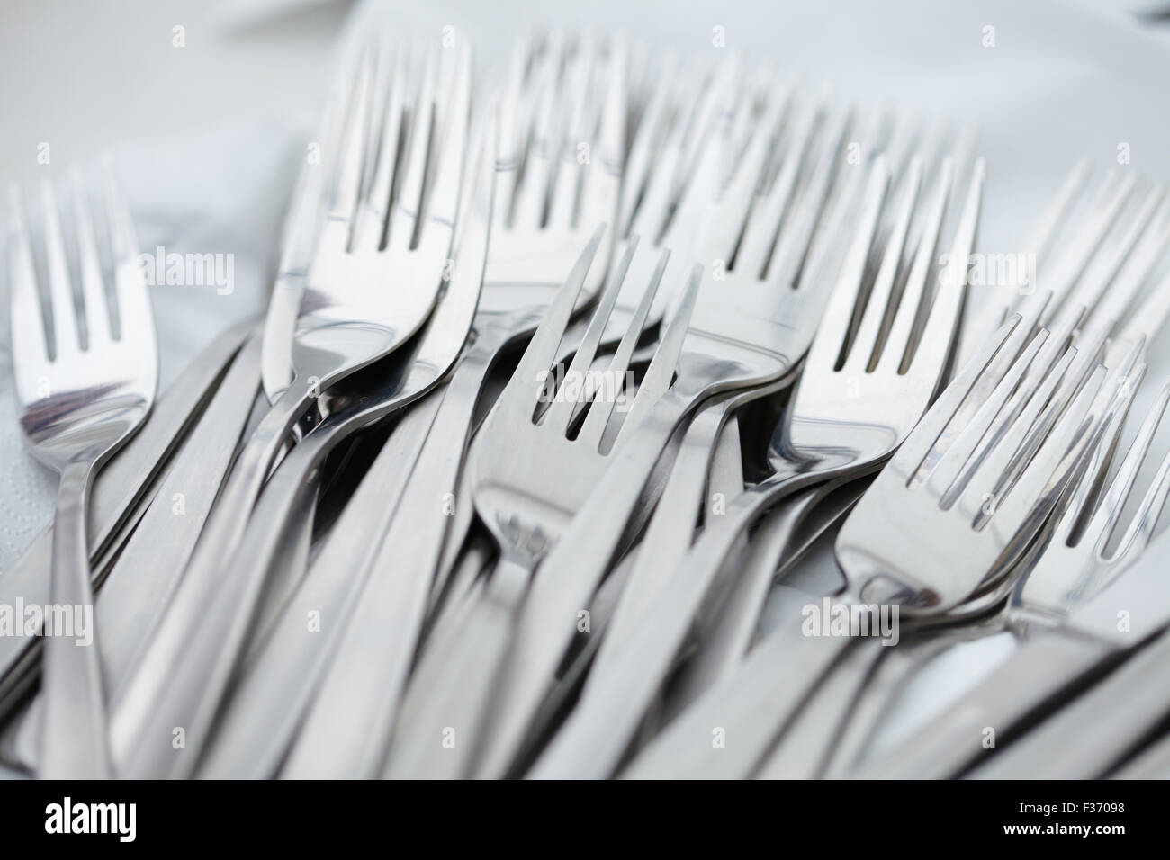 set of forks Stock Photo - Alamy