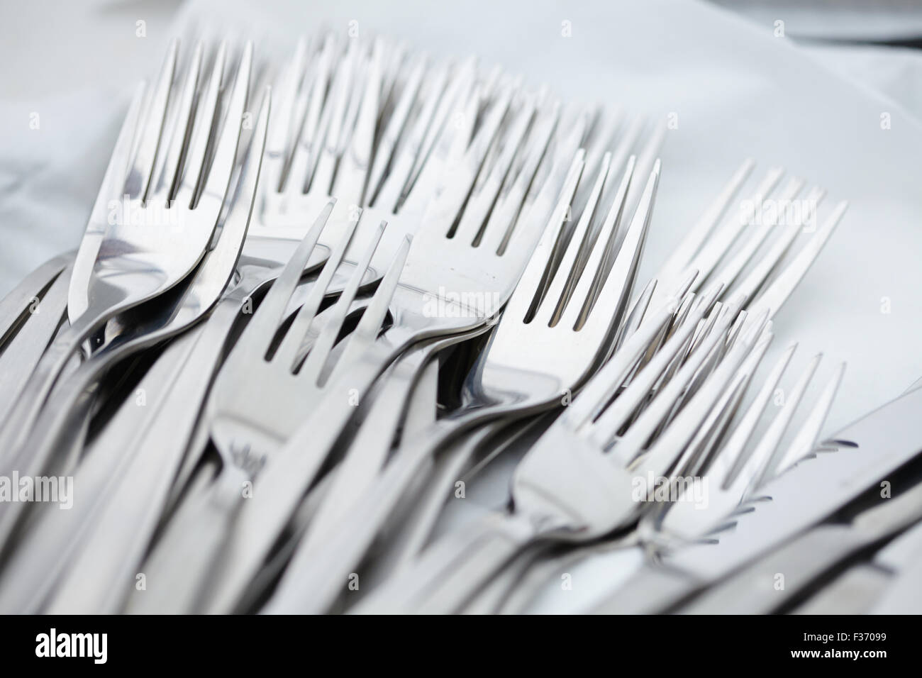 set of forks Stock Photo - Alamy