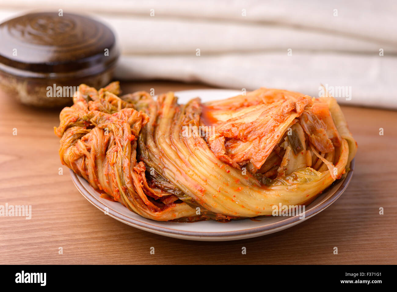 Gimchi(Kimchi) is a traditional fermented Korean side dish made of ...
