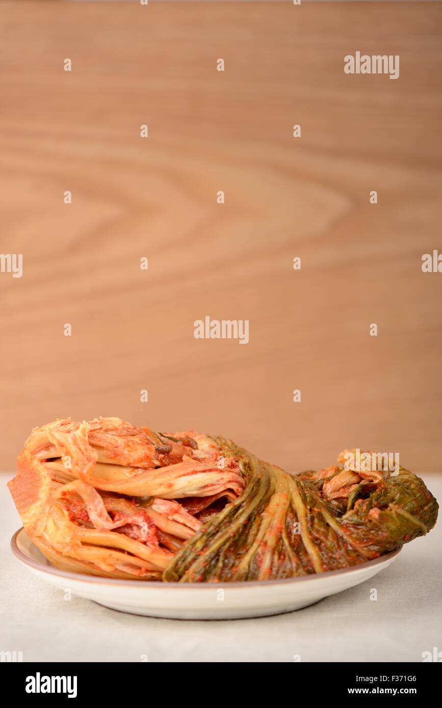 Gimchi(Kimchi) is a traditional fermented Korean side dish made of ...