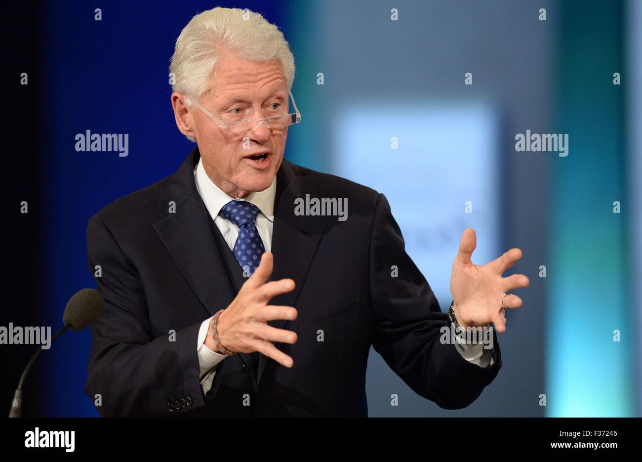 New York, NY, USA. 29th Sep, 2015. Bill Clinton in attendance for The ...