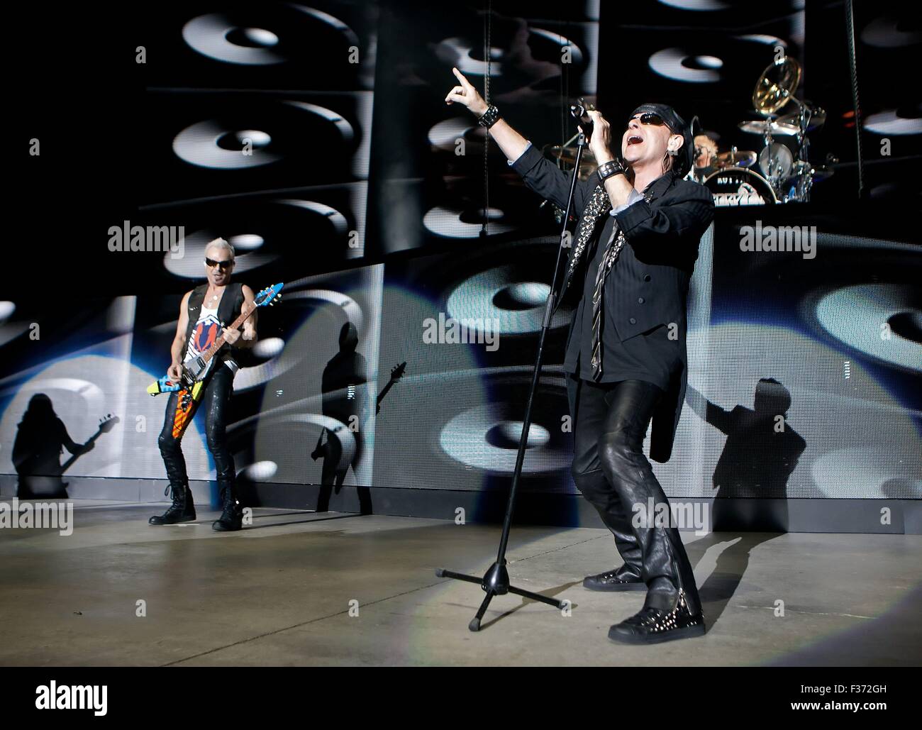 Englewood, Colorado, USA. 29th Sep, 2015. Scorpions Lead Singer KLAUS ...