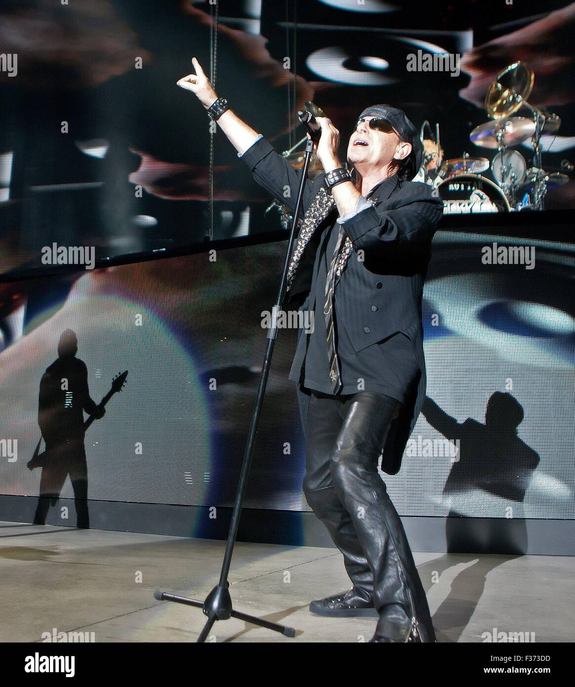 Englewood, Colorado, USA. 29th Sep, 2015. Scorpions Lead Singer KLAUS ...