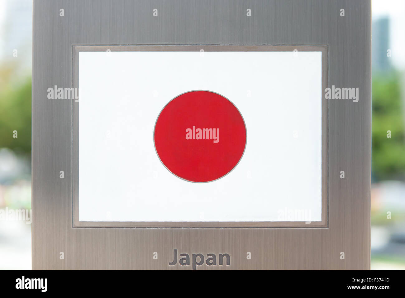 National flags on pole series - Japan Stock Photo - Alamy