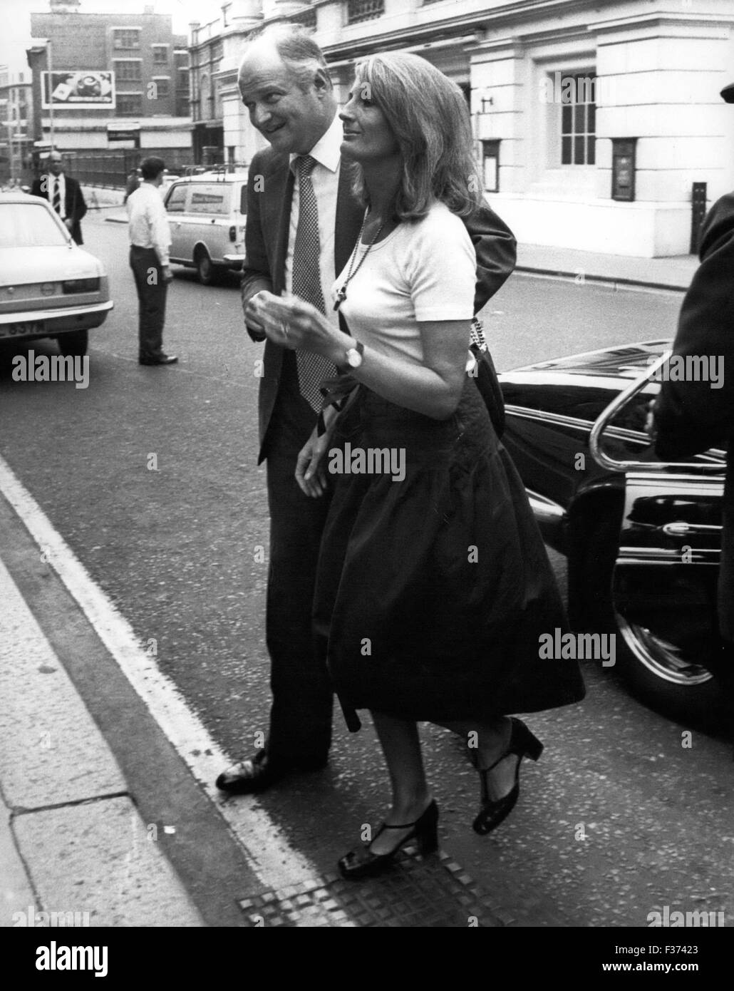 Sir James Goldsmith seen arriving with Lady Annabel Birley the mother ...