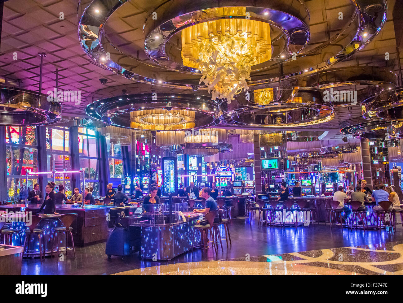 The Interior of Cosmopolitan hotel and casino in Las Vegas Stock Photo ...