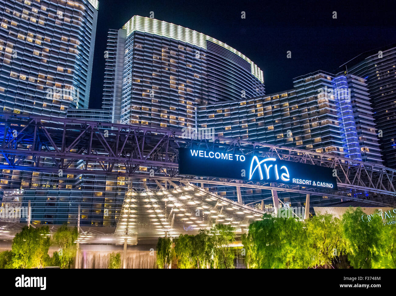The Aria Resort and Casino in Las Vegas Stock Photo - Alamy