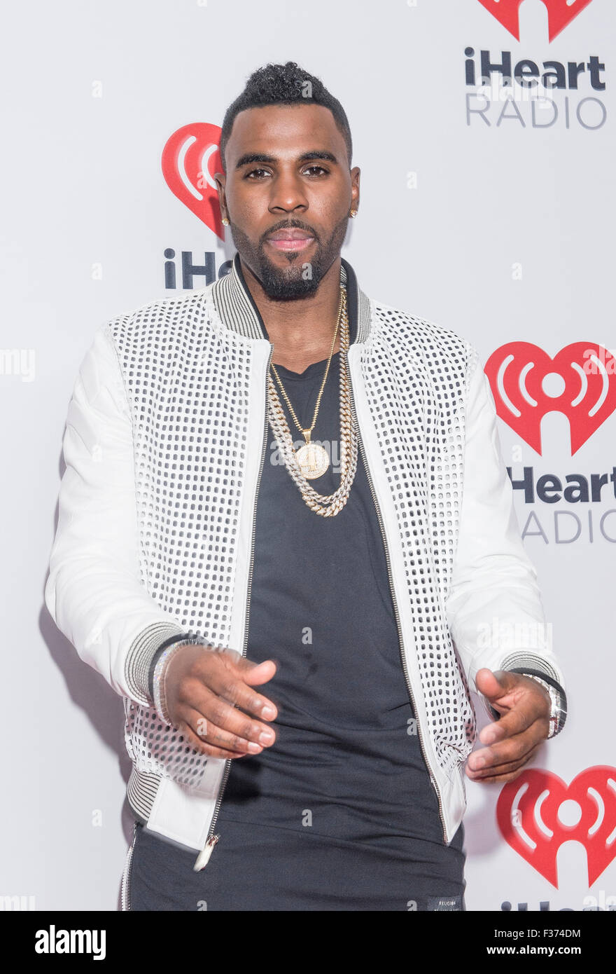 Singer Jason Derulo attends the 2015 iHeartRadio Music Festival in Las ...
