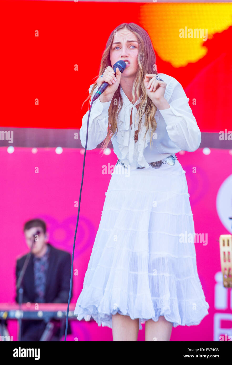 Singer Zella Day performs onstage at the 2015 iHeartRadio Music ...