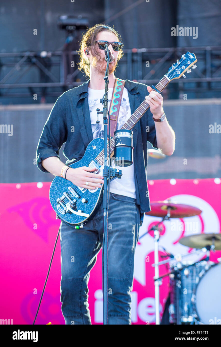 Singer/songwriter Hozier performs onstage at the 2015 iHeartRadio Music ...