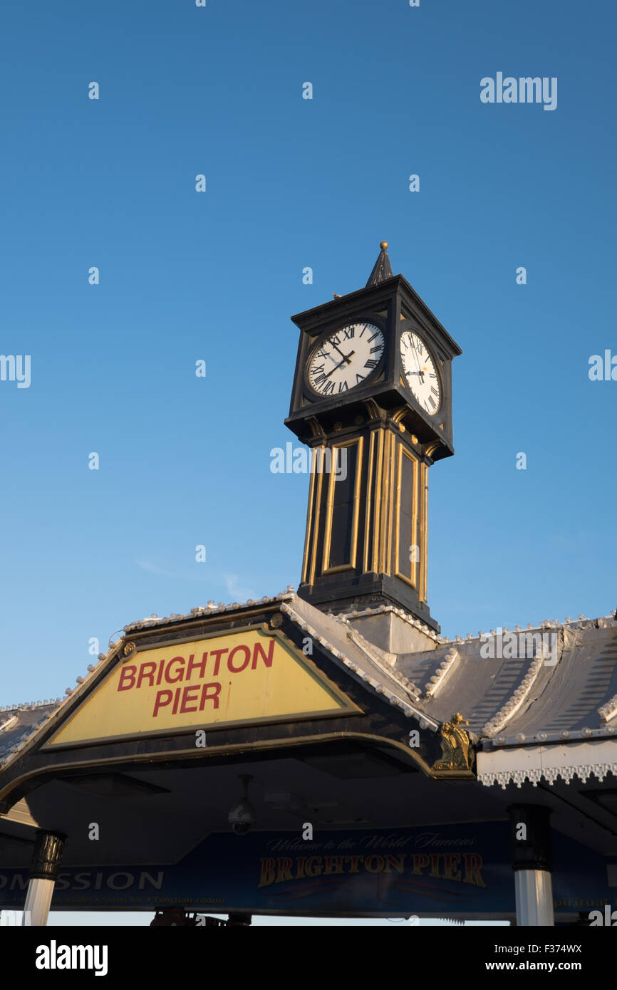 Late afternoon Spring sunshine on Brighton pier Stock Photo - Alamy