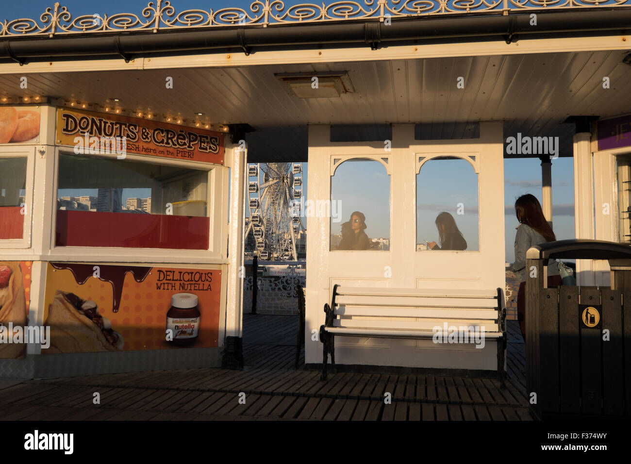 Late afternoon Spring sunshine on Brighton pier Stock Photo - Alamy