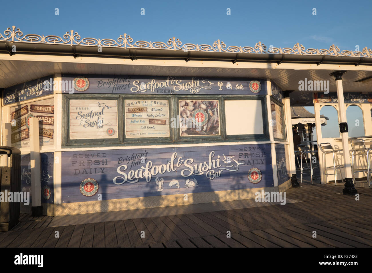 Late afternoon Spring sunshine on Brighton pier Stock Photo - Alamy