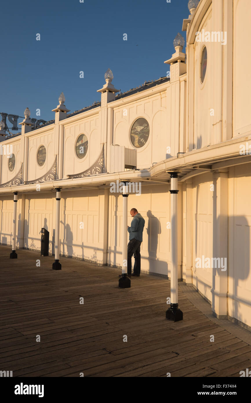 Late afternoon Spring sunshine on Brighton pier Stock Photo - Alamy