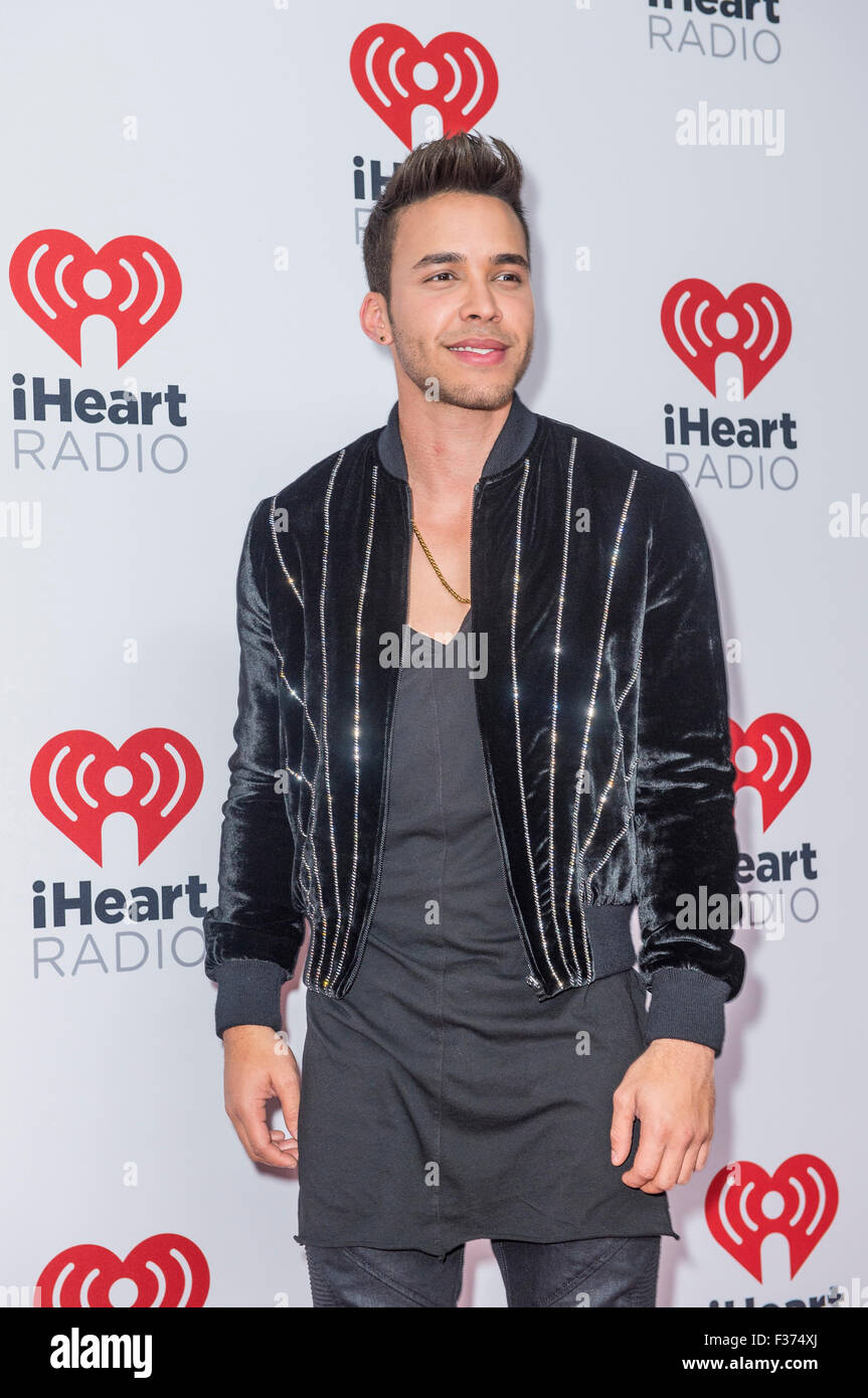 Singer Prince Royce attends the 2015 iHeartRadio Music Festival at MGM ...