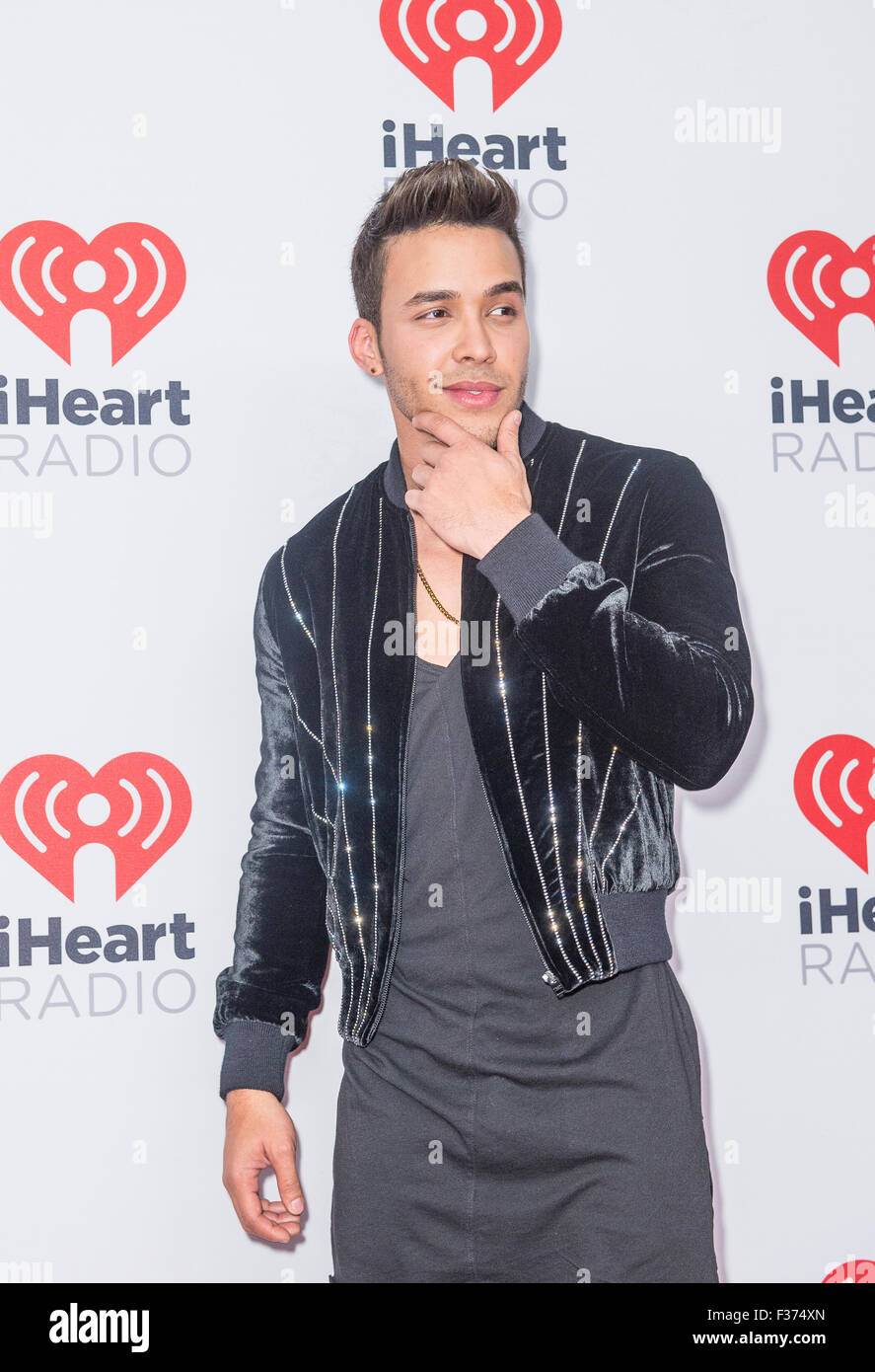 Singer Prince Royce attends the 2015 iHeartRadio Music Festival at MGM ...
