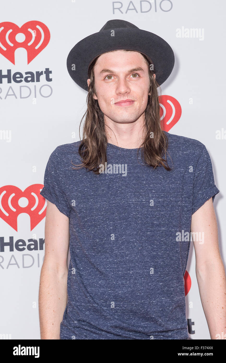 Singer James Bay attends the 2015 iHeartRadio Music Festival at MGM ...