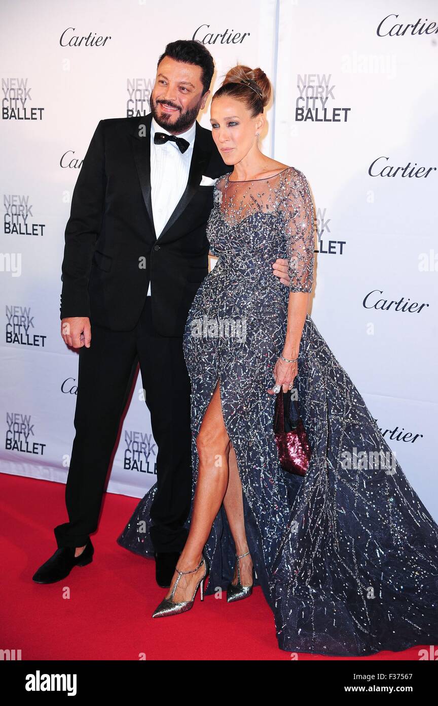 New York, NY, USA. 30th Sep, 2015. Zuhair Murad, Sarah Jessica Parker ...
