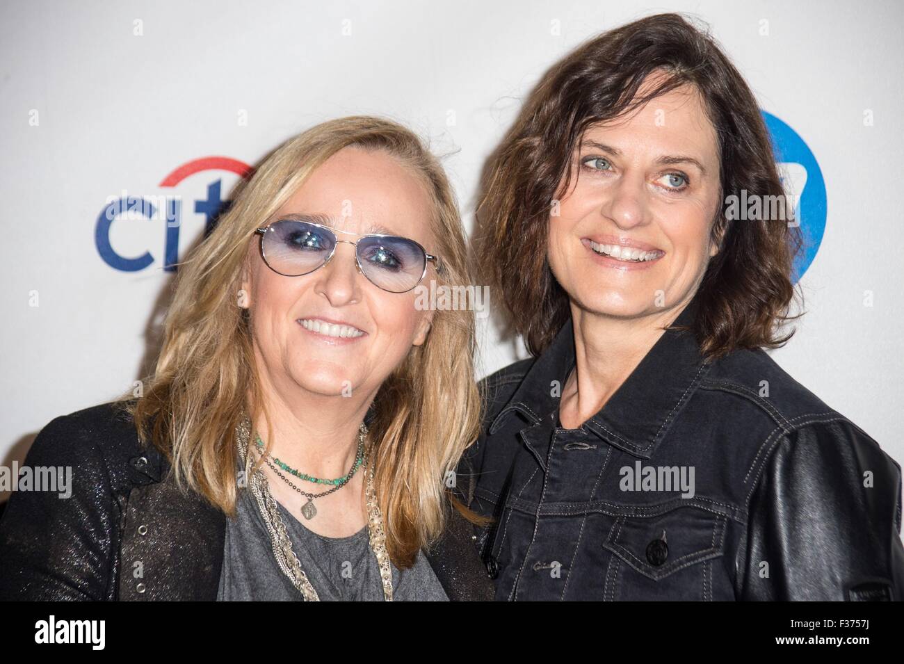 New York, NY, USA. 30th Sep, 2015. Melissa Etheridge, Linda Wallem at ...