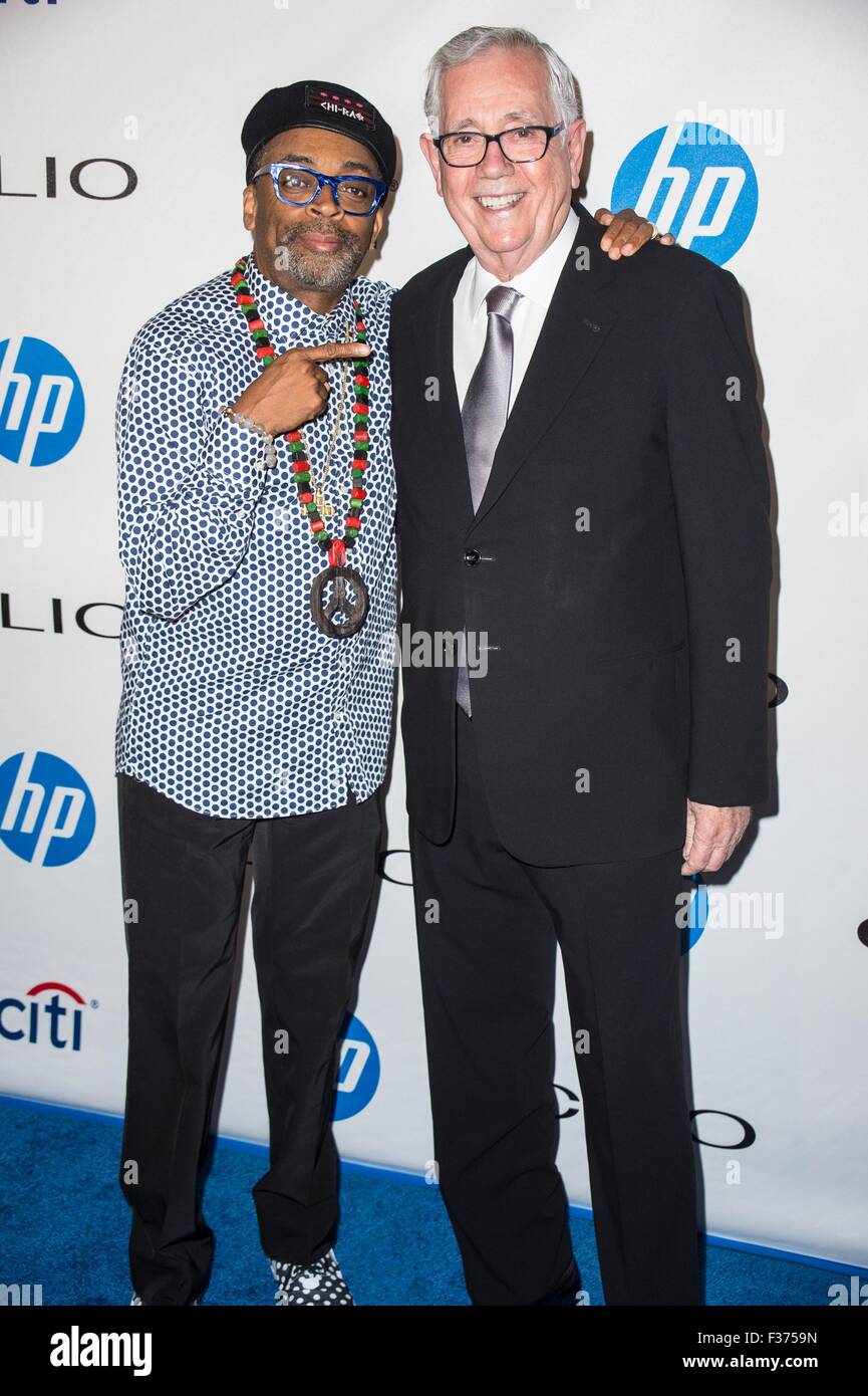 New York, NY, USA. 30th Sep, 2015. Spike Lee, Keith Reinhard at ...