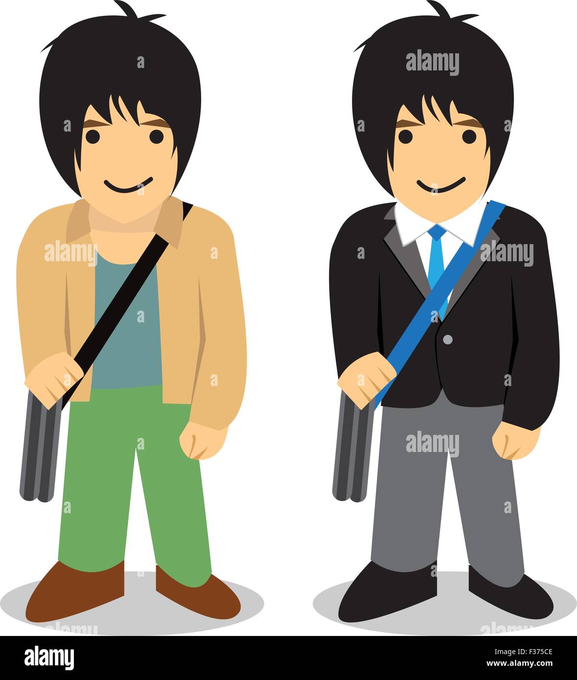 Man worker vector vectors Cut Out Stock Images & Pictures - Alamy