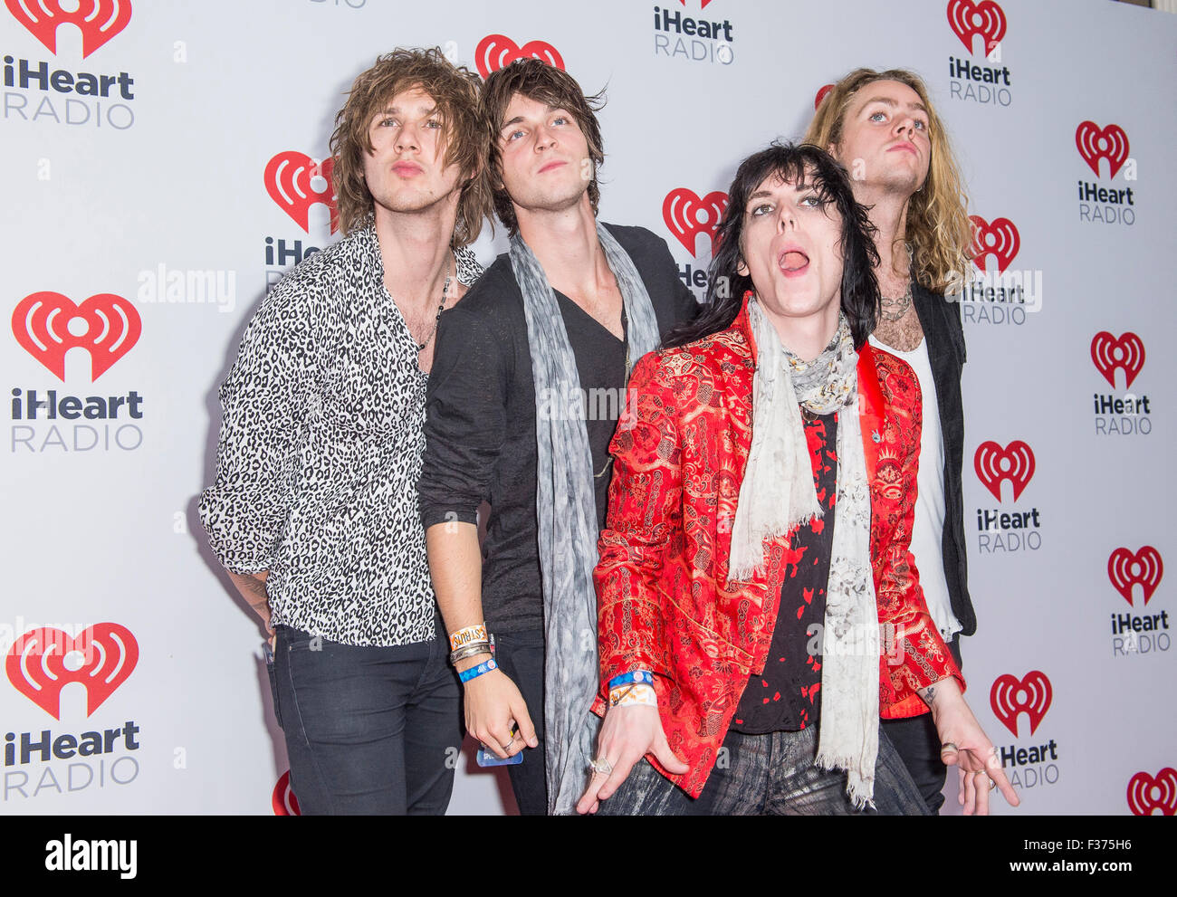 Ted Elliott, Luke Spiller, Gethen Davies and Adam Slack of The Struts ...
