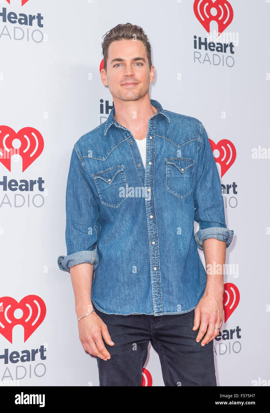 Actor Matt Bomer attends the 2015 iHeartRadio Music Festival at MGM ...
