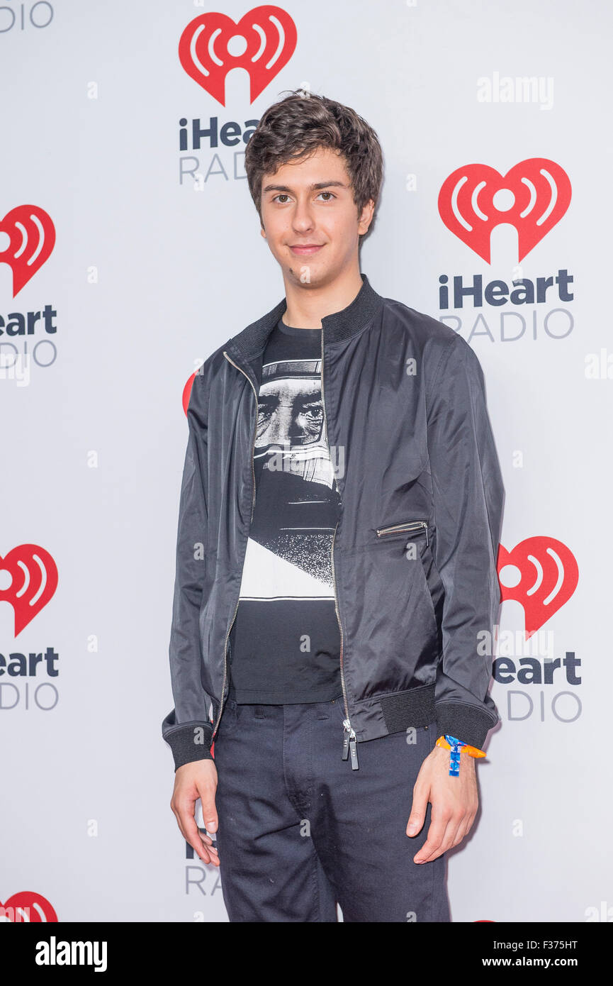 Actor Nat Wolff attends the 2015 iHeartRadio Music Festival at MGM ...